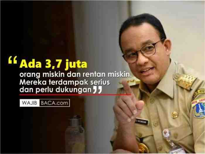 Warga DKI yang Berpotensi Miskin akibat Corona akan Dapat 1 Juta Per Bulan Warga DKI yang Berpotensi Miskin akibat Corona akan Dapat 1 Juta Per Bulan